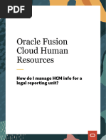 Managing HCM Info for Legal Entities | PDF | Cloud Computing | Oracle ...