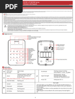 ATS1125-B Keypad Installation Guide | PDF | Backlight | Switch