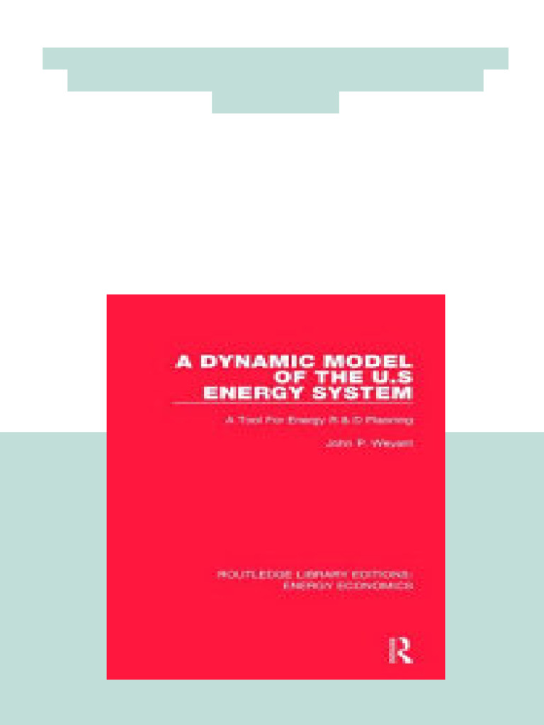 A Dynamic Model of the US Energy System A Tool For Energy R D Planning ...