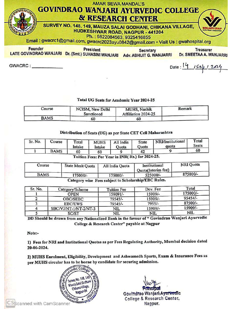 G Fees | PDF