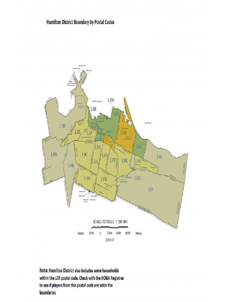 HDBA Postal Code Map | PDF