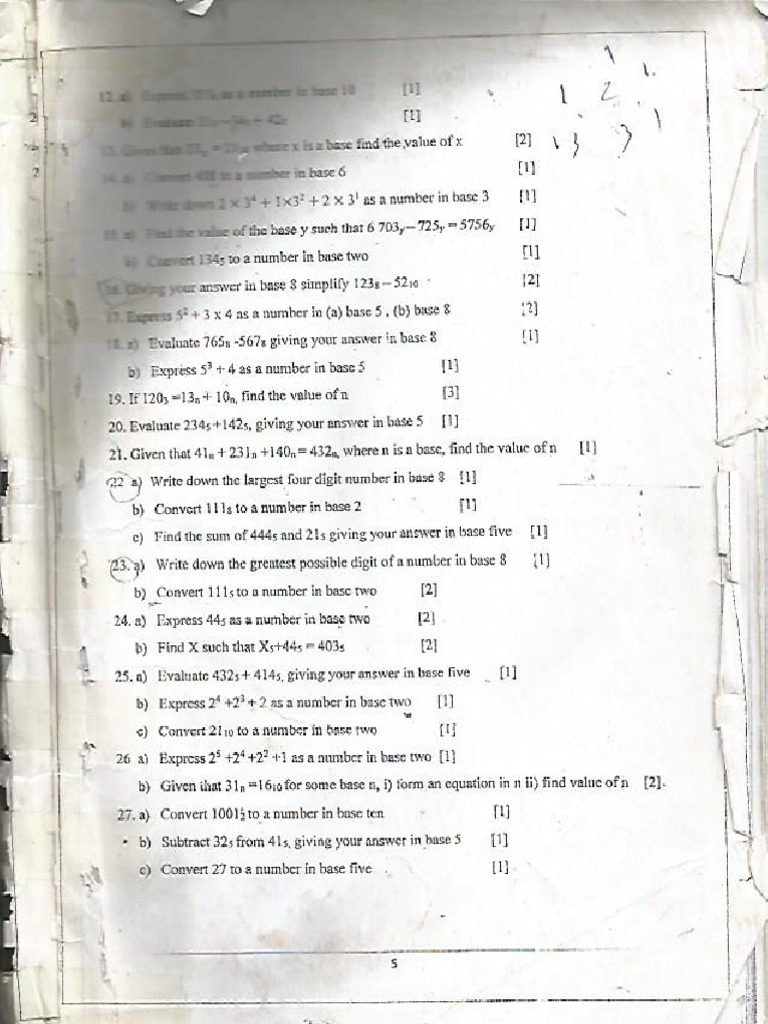 Topic by Topic O Level Math Questions 3 | PDF