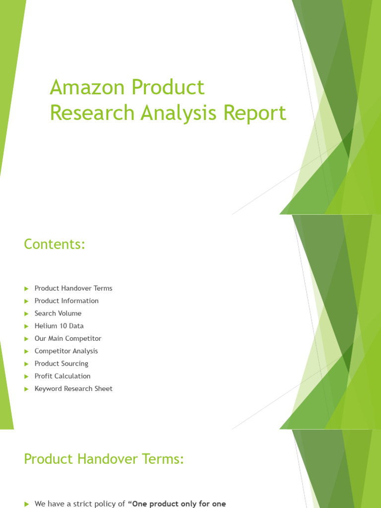 Amazon Ice Bucket Product Analysis Report | PDF