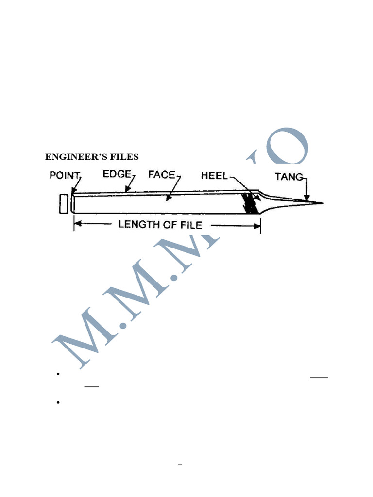 Hand Tools and Filing Techniques Guide | PDF | Screw | Drill