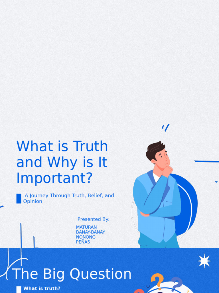 Understanding Truth and Its Importance | PDF | Truth | Theory