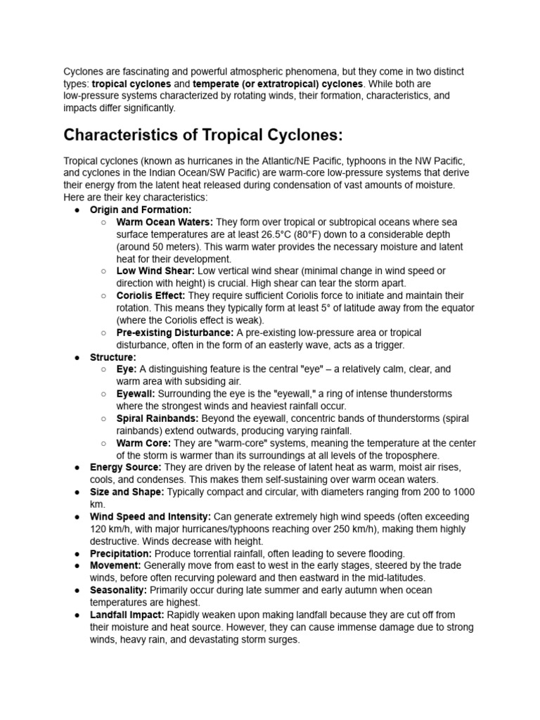 Discuss Critically The Characteristics of Tropi.. | PDF | Tropical ...