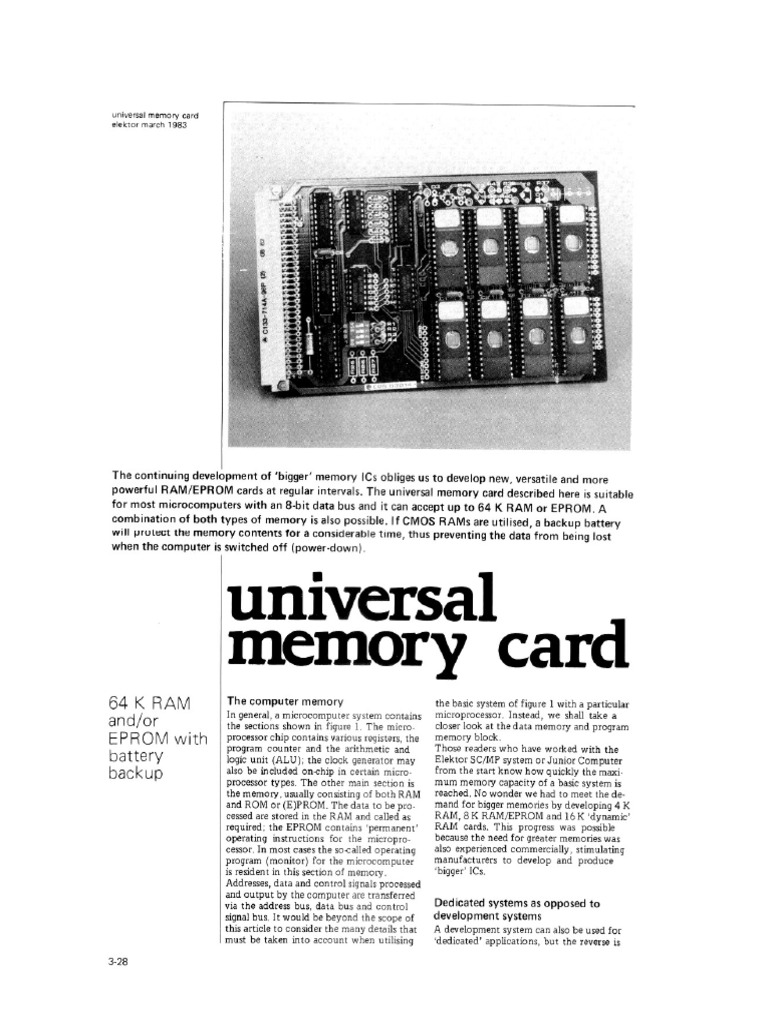 Universal Memory Uk 198303 | PDF