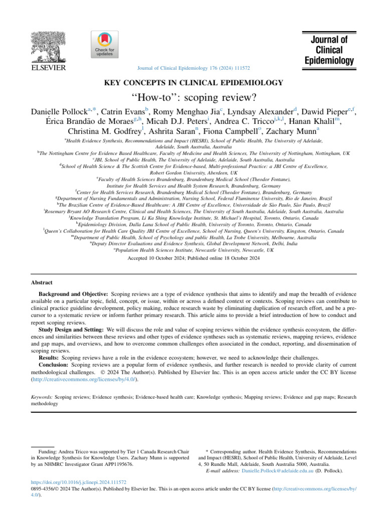 How to Conduct Scoping Reviews in Healthcare | PDF | Systematic Review ...