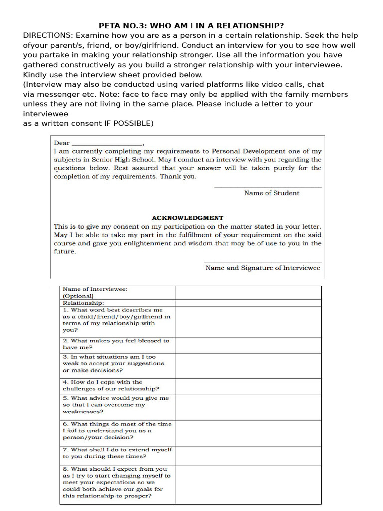 Understanding Your Role in Relationships | PDF