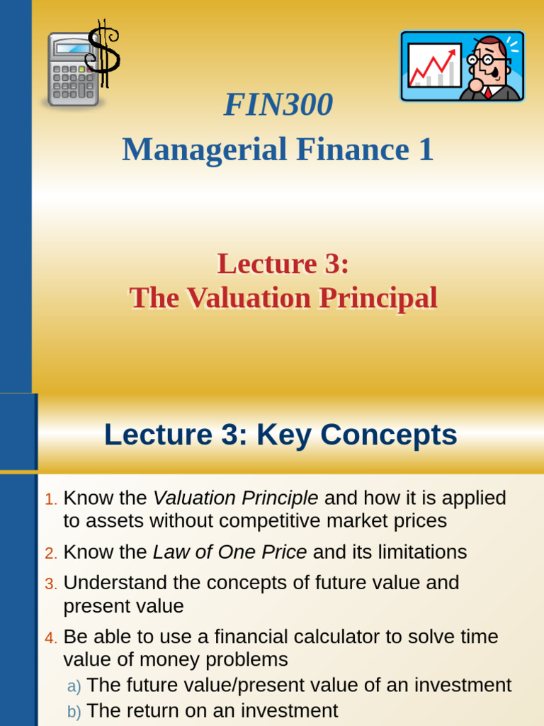 Valuation Principles in Managerial Finance | PDF | Valuation (Finance ...