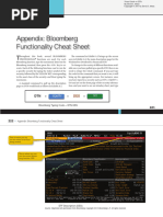 Bloomberg Functions Cheat Sheet | PDF