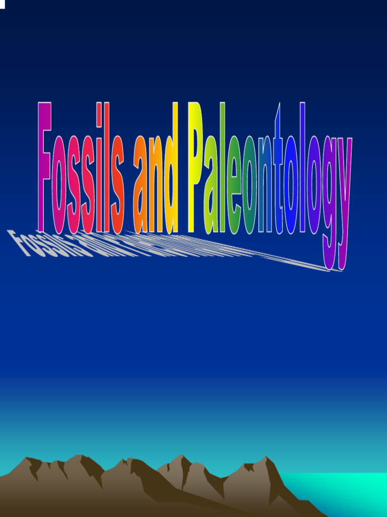 Fossils and Paleontology Lec. 5 | PDF | Plate Tectonics | Fossil
