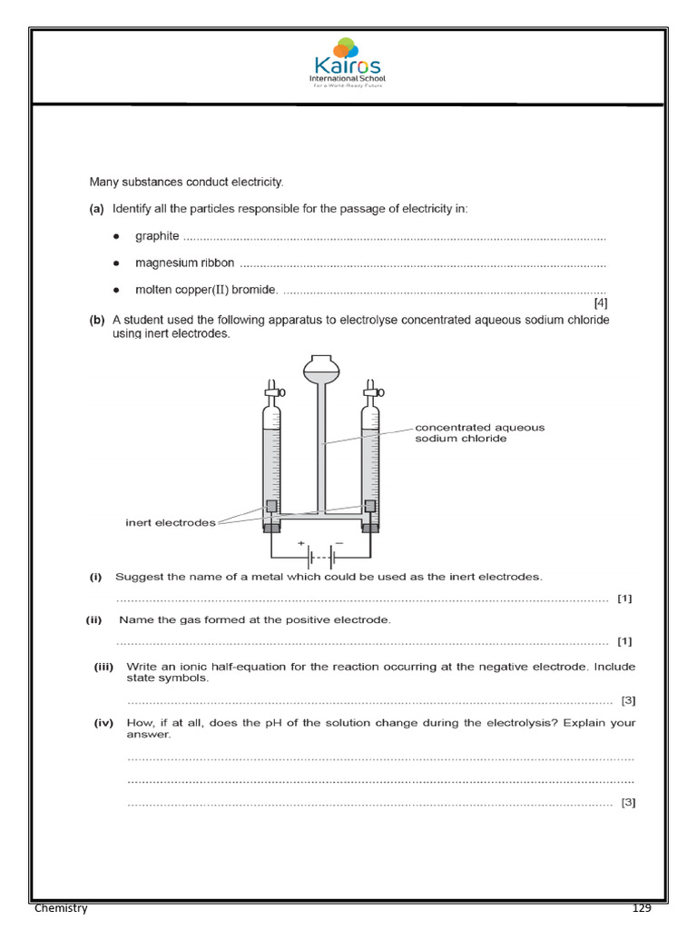Electrochemistry Worksheet 2 | PDF