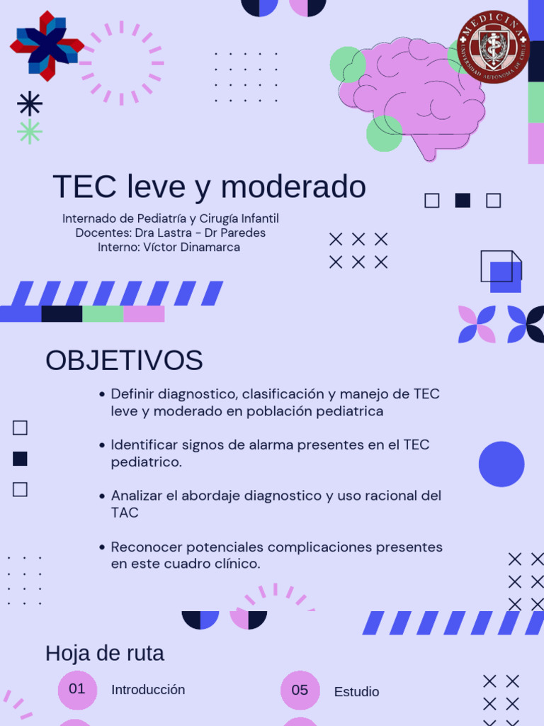 TEC Leve y Moderado | PDF | Lesión cerebral traumática | Especialidades ...