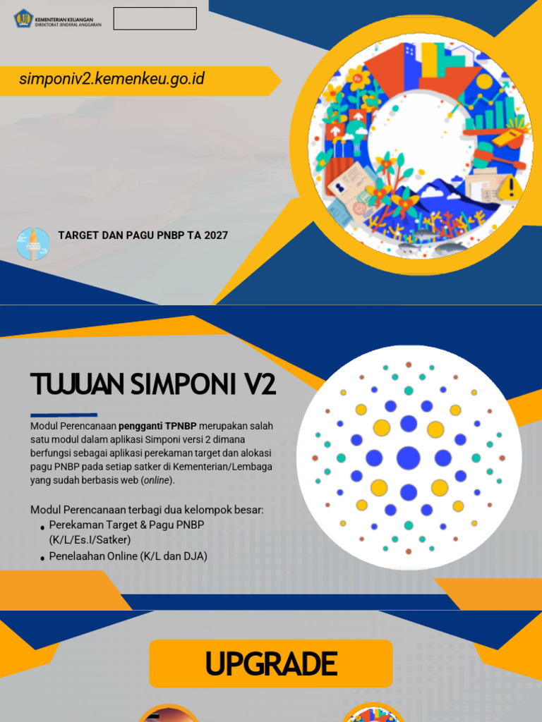 Bahan Slide Simponi v2 Modul Perencanaan | PDF