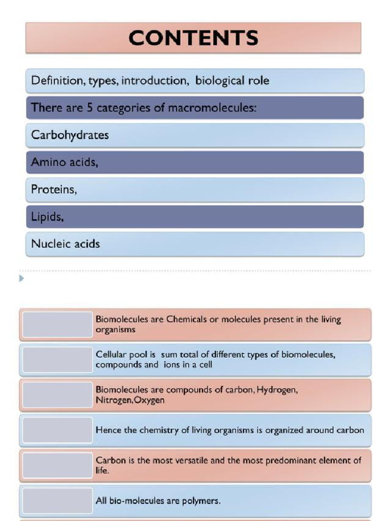 Biomolecules 01 | PDF