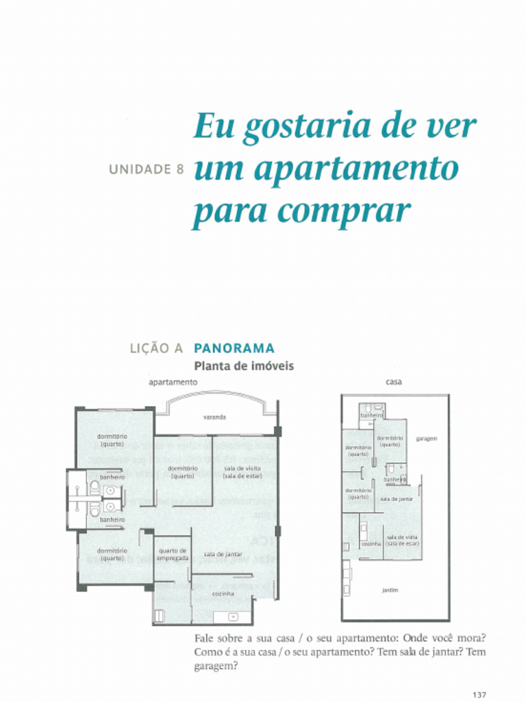 Unidade 8 - Livro Muito Prazer | PDF