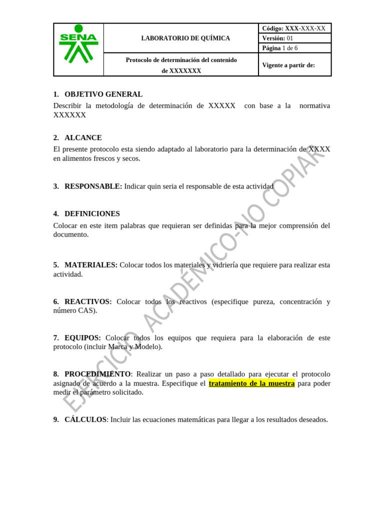 Modelo Protocolo | PDF