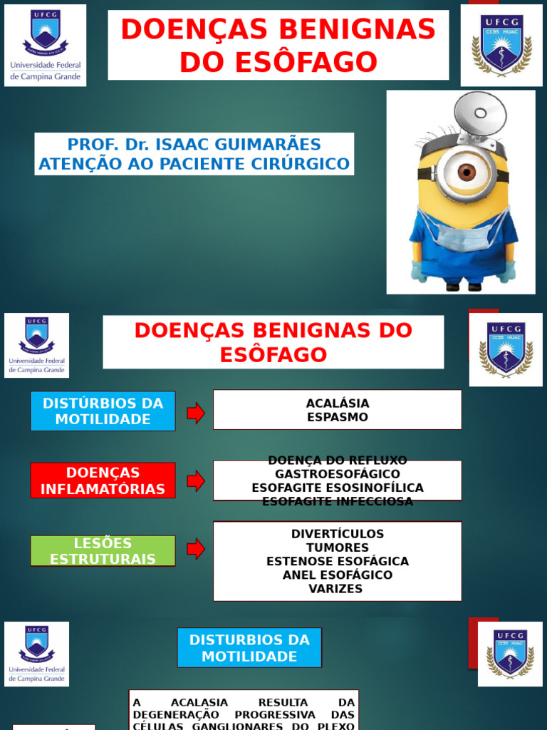 Doenças Benignas do Esôfago: Diagnóstico e Tratamento | PDF | Esôfago ...