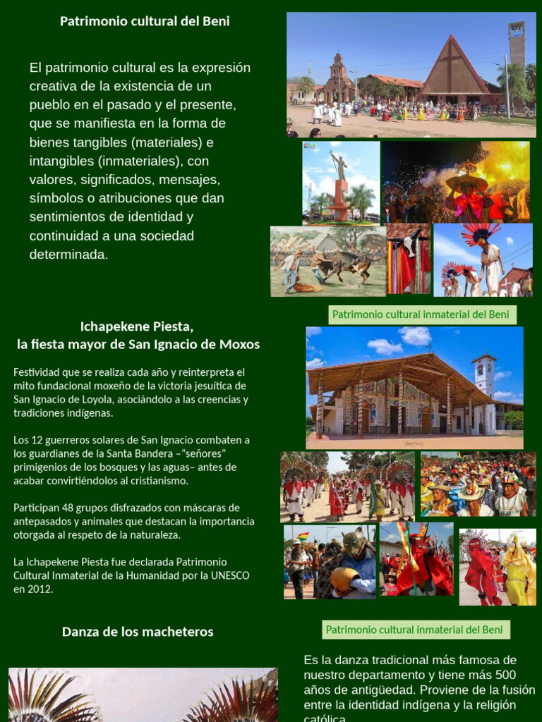 Patrimonio Cultural del Beni: Tradiciones y Templos | PDF