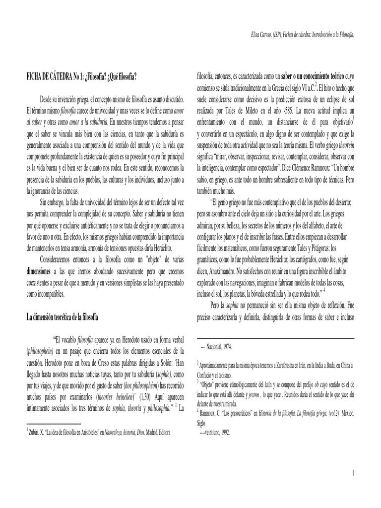 Introducción a la Filosofía: Sabiduría y Saber | PDF | Metafísica ...