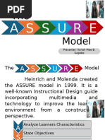 Understanding the ASSURE Model Steps | PDF | Learning | Instructional ...