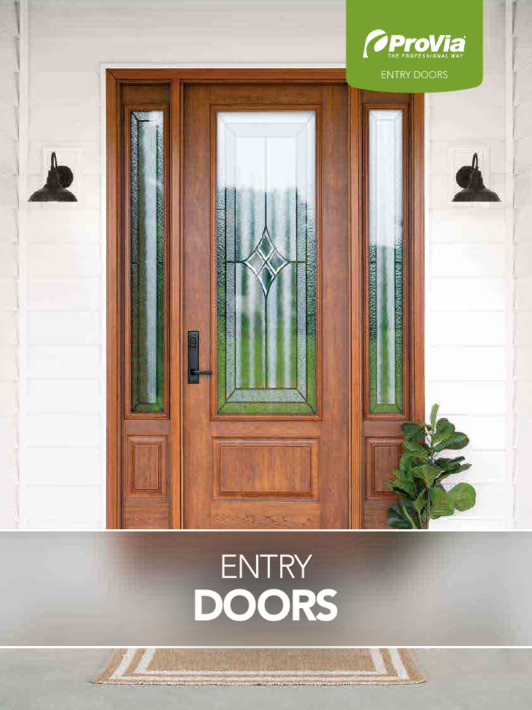 ProVia Entry Doors Catalog 2025 | PDF | Door | Building Engineering