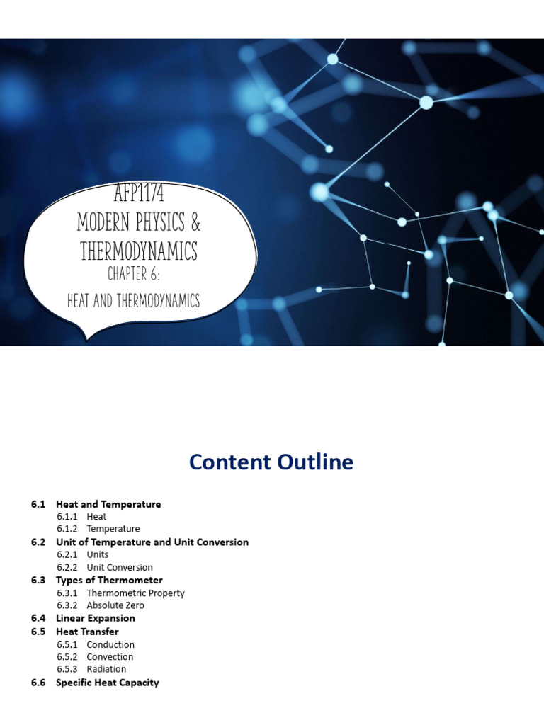Chapter 6: Heat and Thermodynamics | PDF | Temperature | Heat
