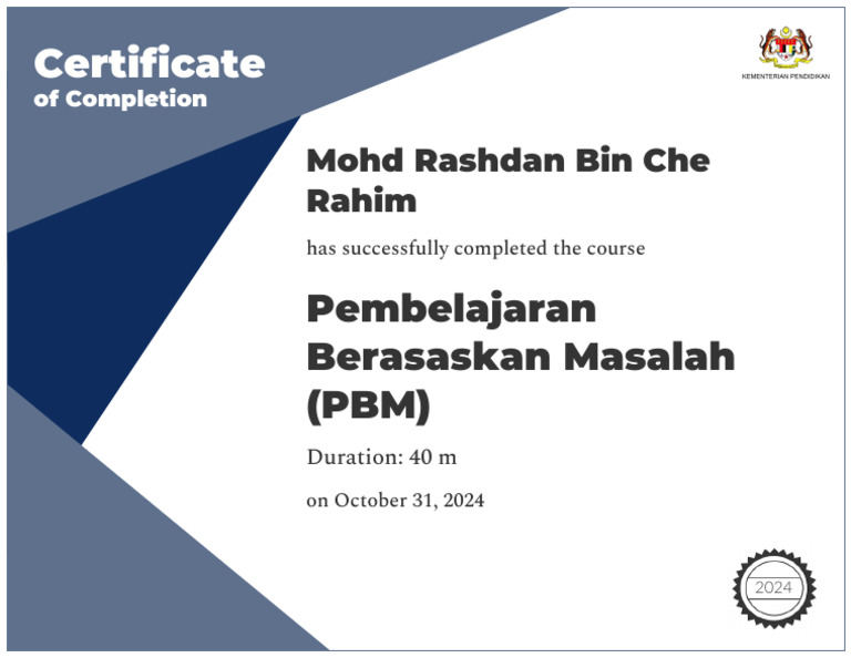 Pembelajaran Berasaskan Masalah (PBM) | PDF