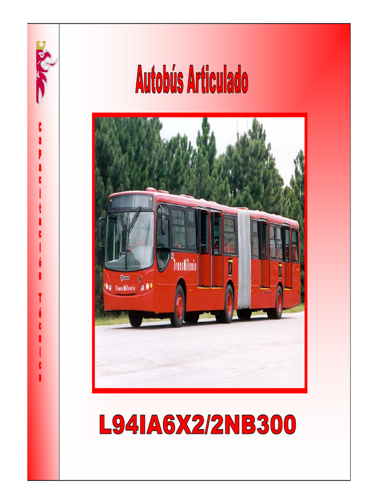 Bus Articulado A | PDF | Eje | Rodamiento (Mecánico)