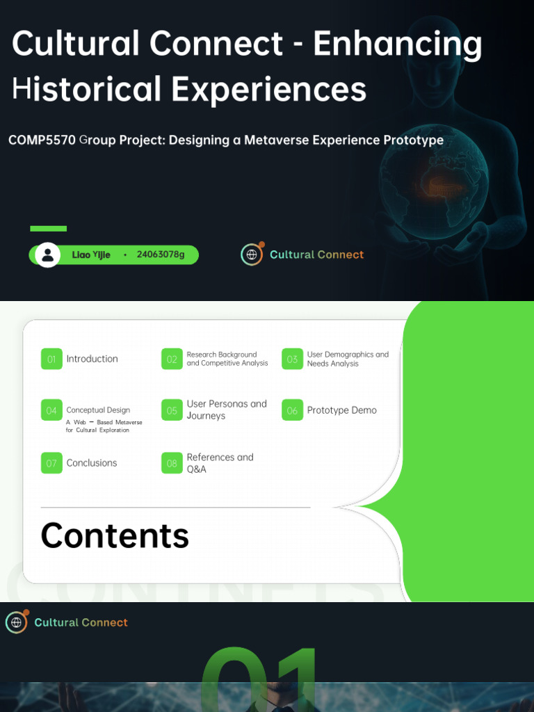 Cultural Connect Project Presentation | PDF | Augmented Reality ...