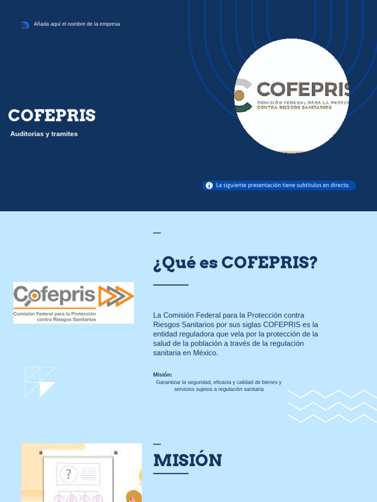 Auditorías y Trámites de COFEPRIS | PDF