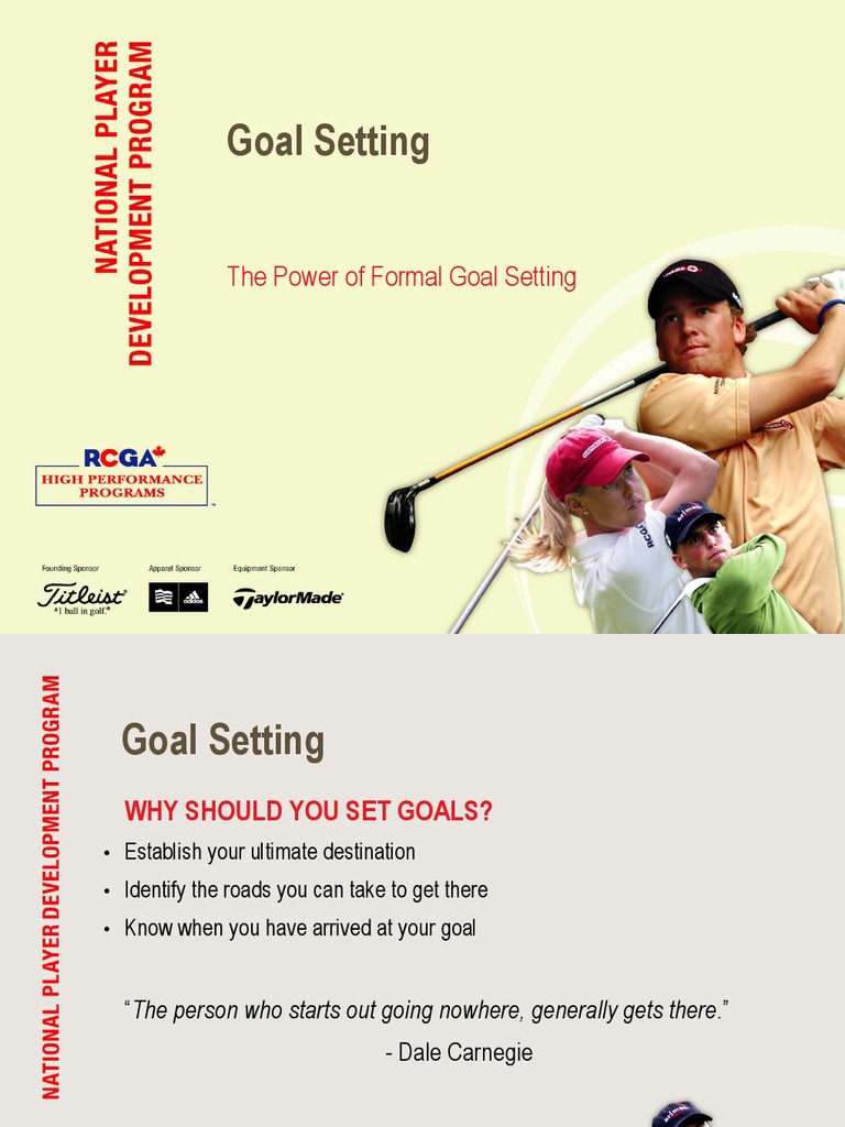 Goal Setting | Golf Course | Goal