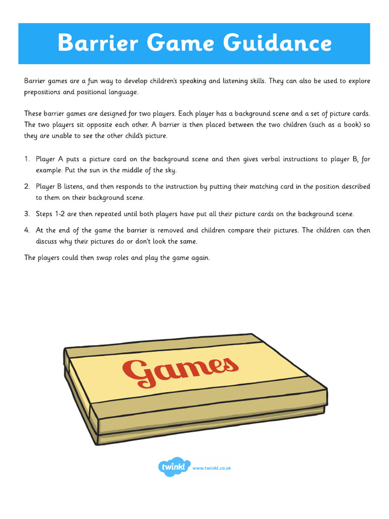 T E 611 Castle Barrier Game | PDF