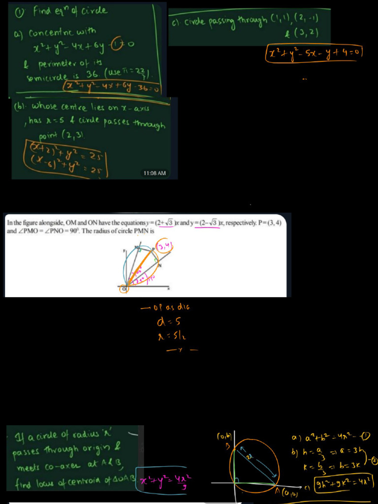 c27 Wow Various Forms of A Circle 13 Oct | PDF