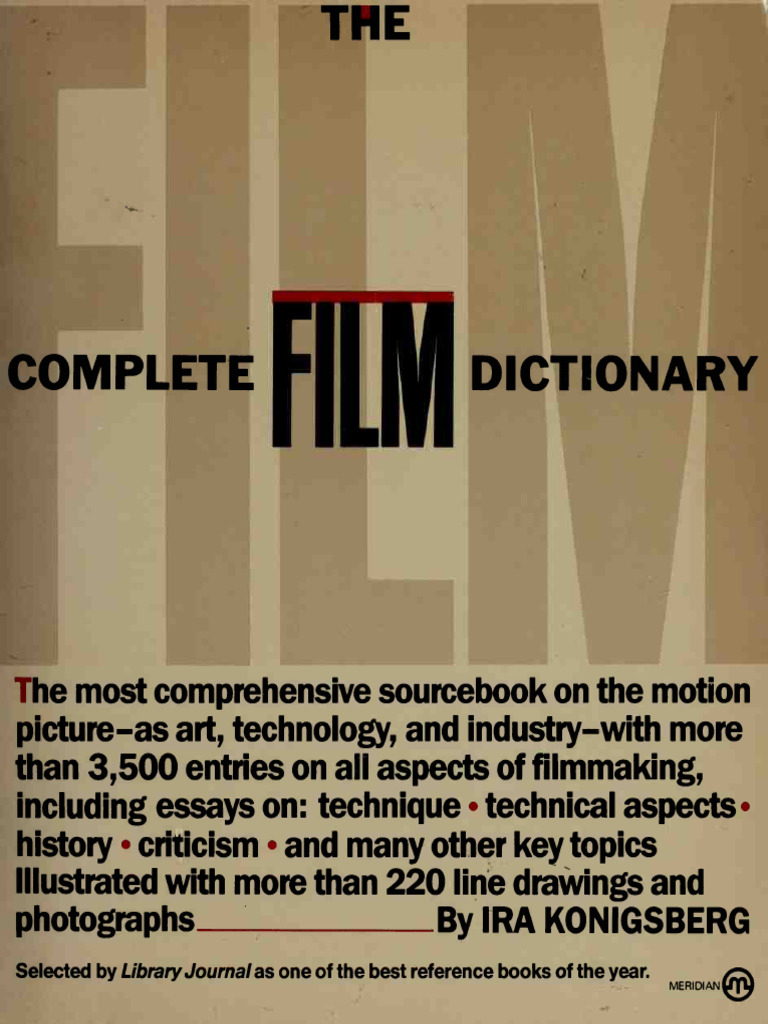 Comprehensive Film Dictionary Guide | PDF | Academy Of Motion Picture ...