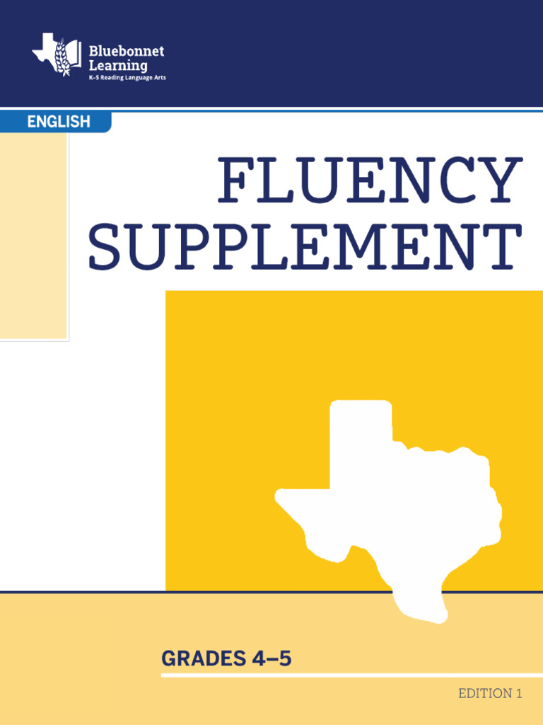 4-5 English Fluency Teacher Guide | PDF | Speech | Tone (Linguistics)