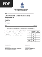 Contoh Set Latihan PSRA 2025 | PDF