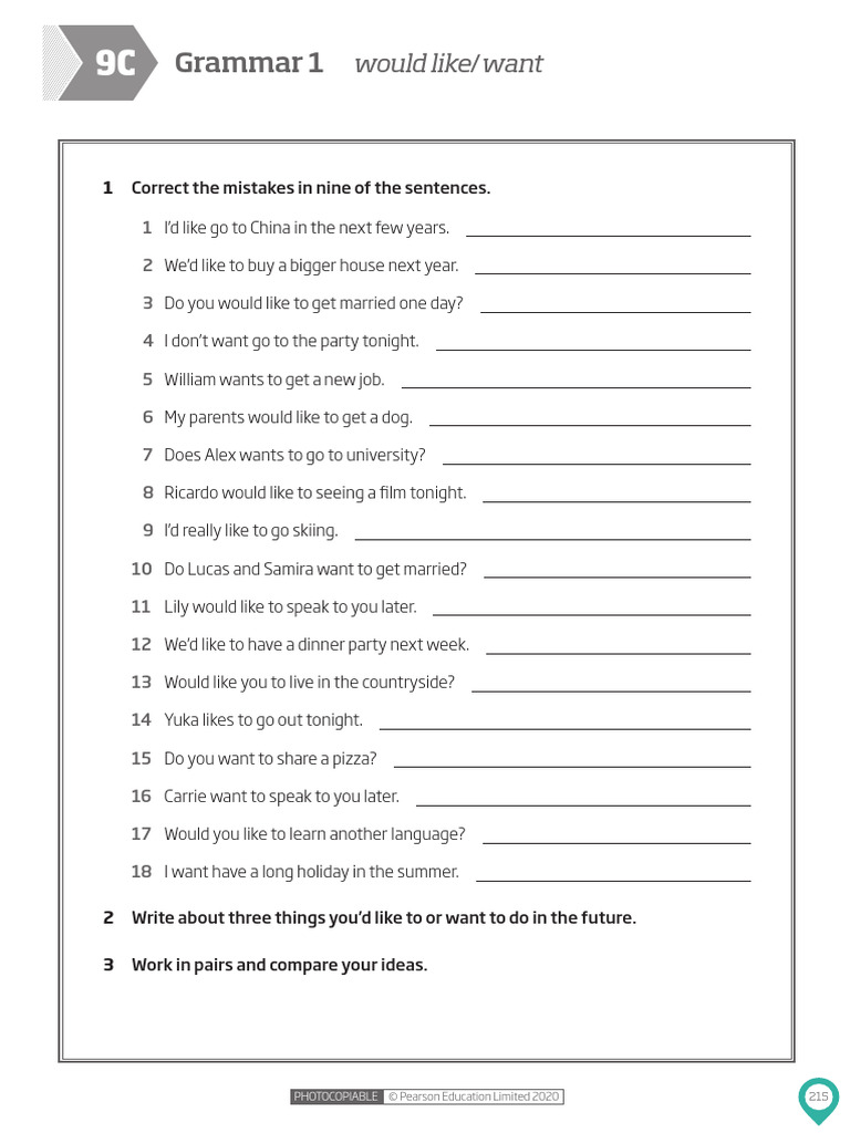 RM A2 PC 9c Grammar1 | PDF