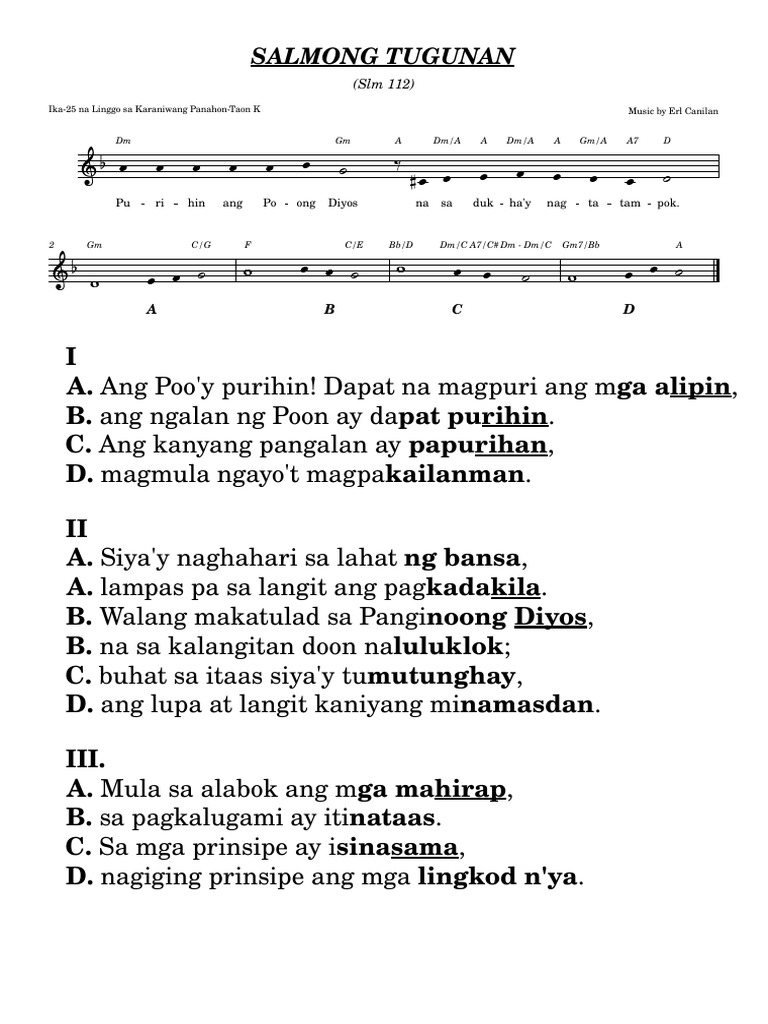 Salmong Tugunan 9-21-25 | PDF