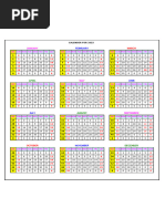 2023-2026 Epidemiological Calendar | PDF
