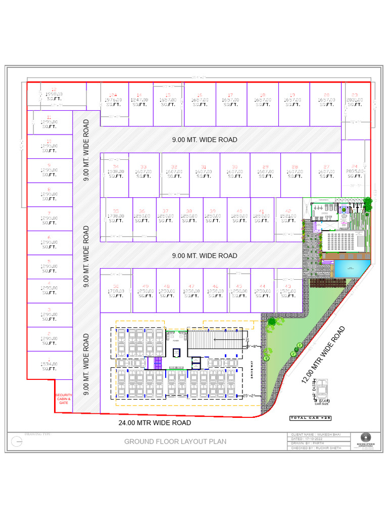 Ground Floor Layout Plan Details | PDF