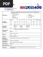 Data Sheet BISALLOY 500-STEEL | PDF | Steel | Wear