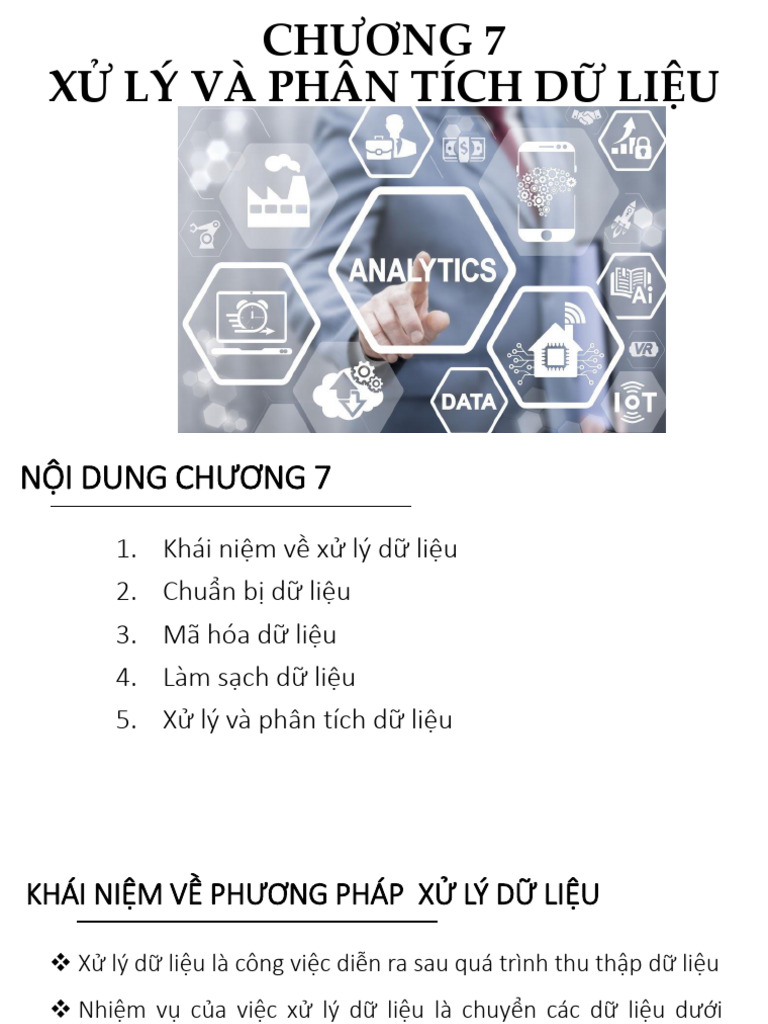 Chuong 7. Xu Ly & Phan Tich Du Lieu | PDF