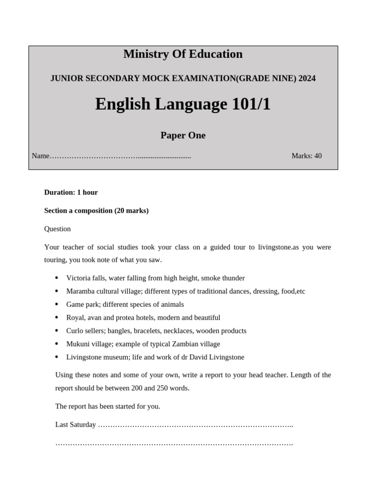 English Paper 1 | PDF | Child Marriage | Marriage