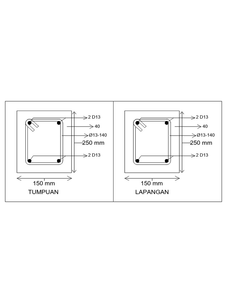 Detail Balok 4,2d | PDF