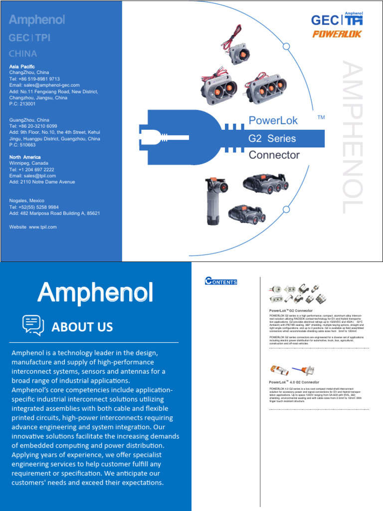 PowerLok G2 Series 20231030 Rev B | PDF | Electrical Connector ...