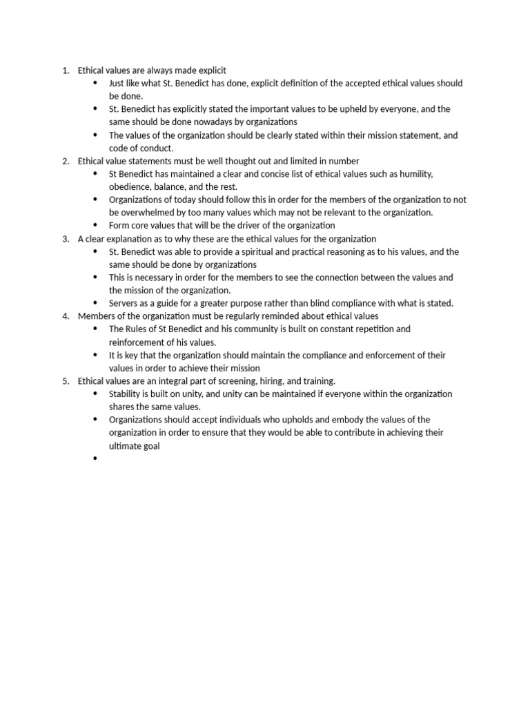 Ethical Values Are Always Made Explicit | PDF