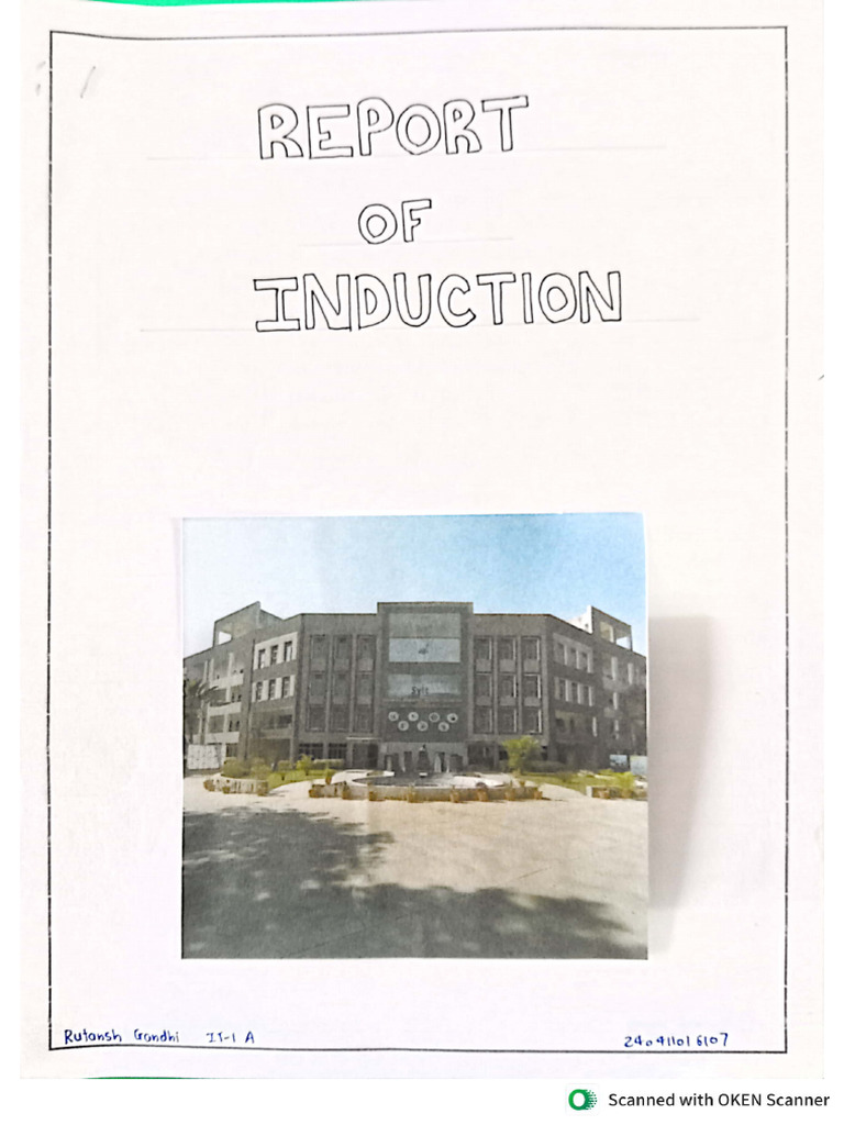 Report of Induction | PDF