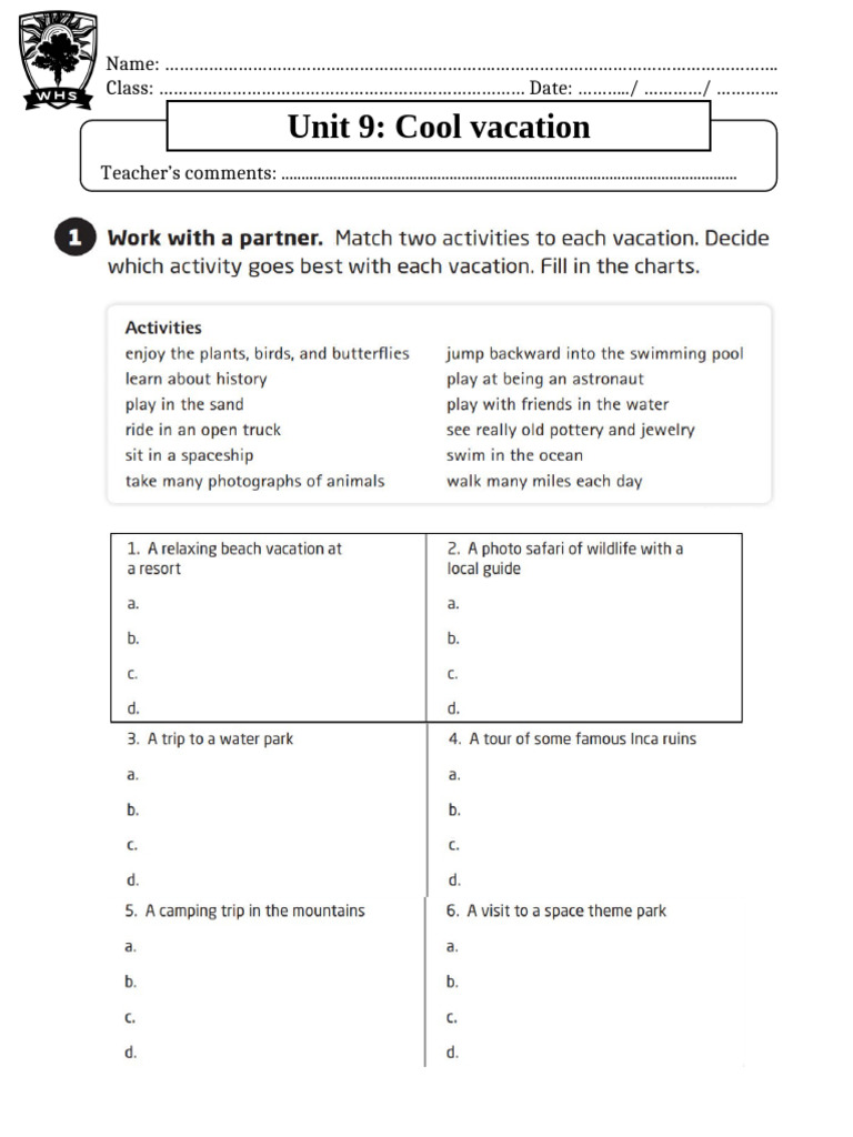 5s1 Unit9 | PDF